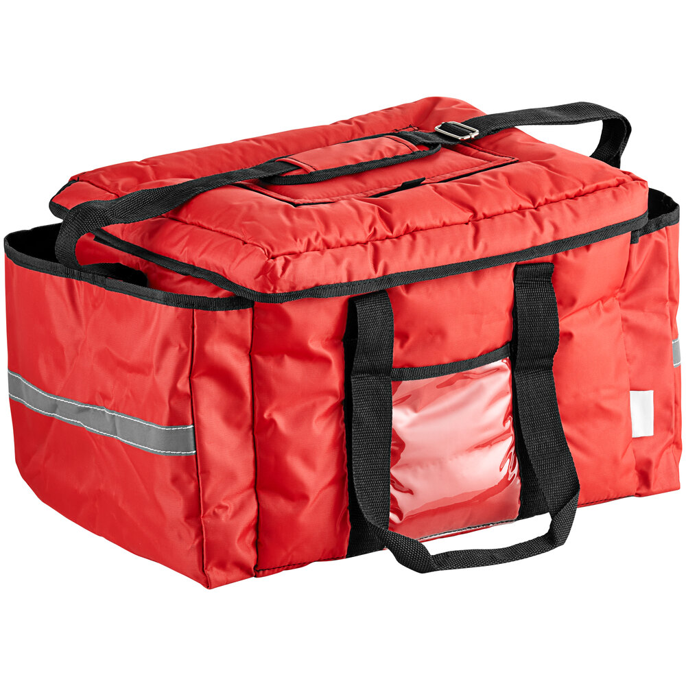 CaterGator Dash Red Nylon Heavy-Duty Insulated Soft-Sided Sandwich ...