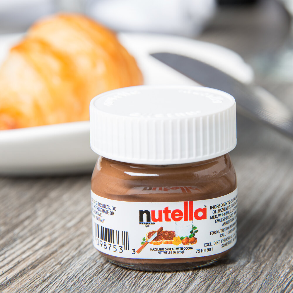 Mini Nutella Jars 88 Oz 64 Case