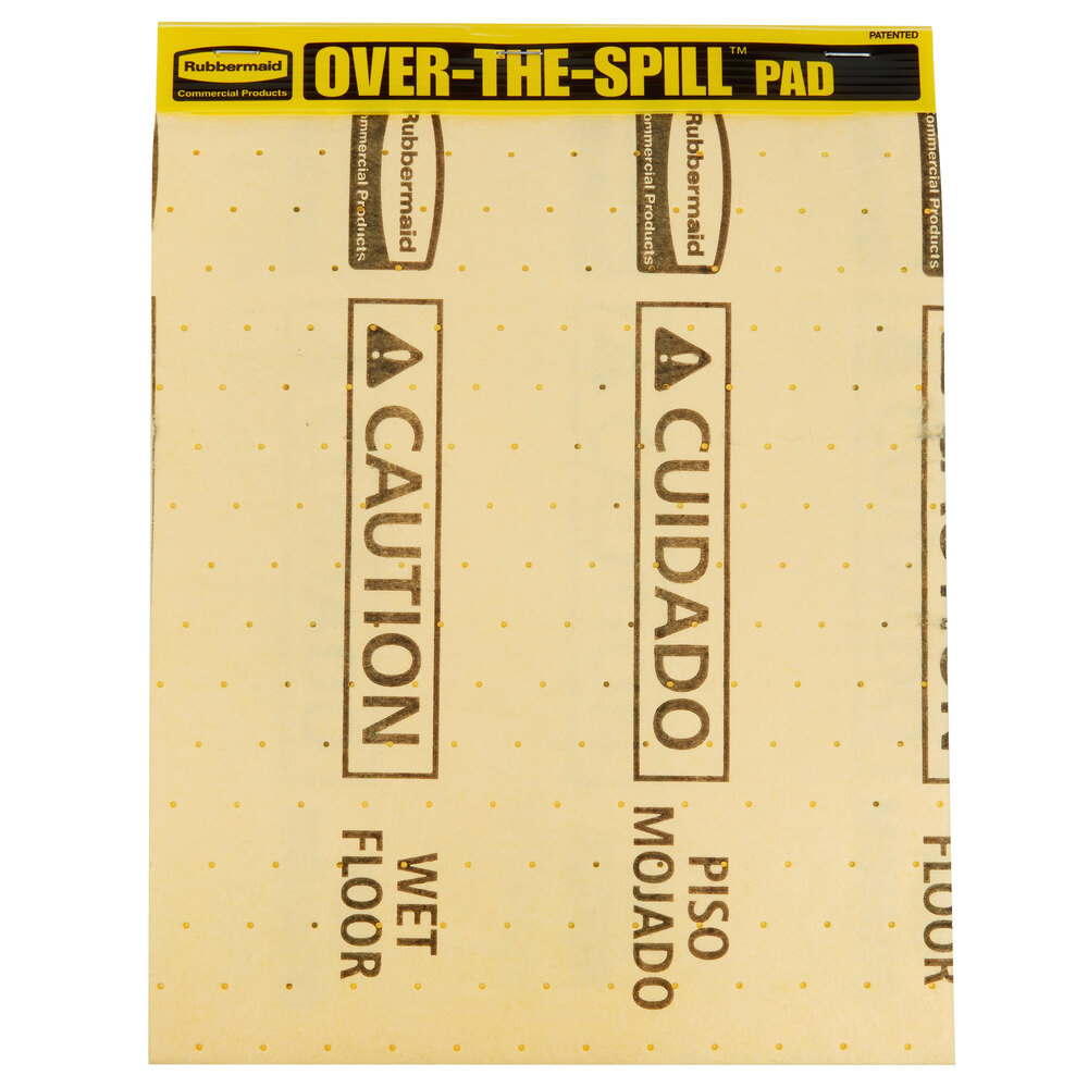 Rubbermaid® FG425400YEL Over-The-Spill 16" x 12 5/8" Yellow Medium ...