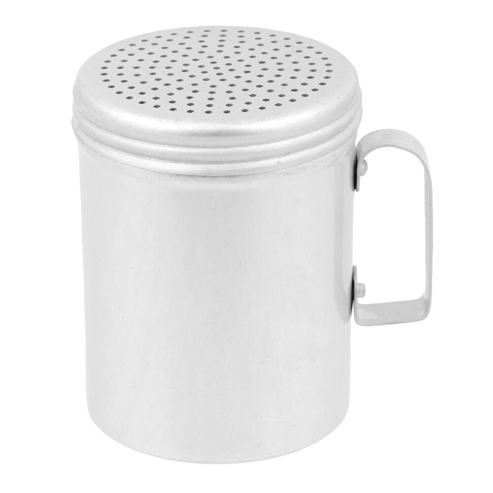Vollrath 68182 10 oz. Coarse Aluminum Shaker / Dredge with Handle
