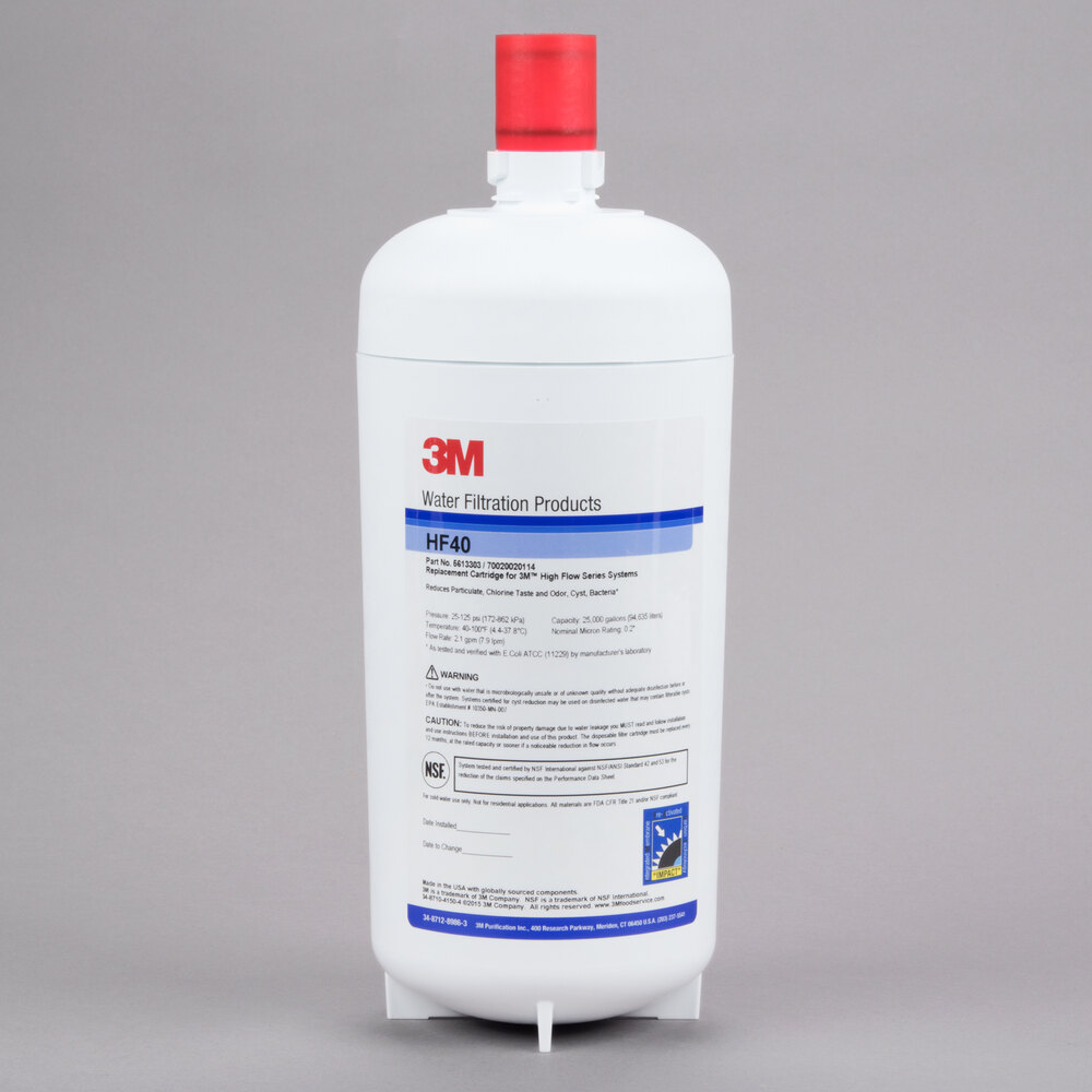 3M Water Filtration Products HF40 Replacement Cartridge for BEV140 ...