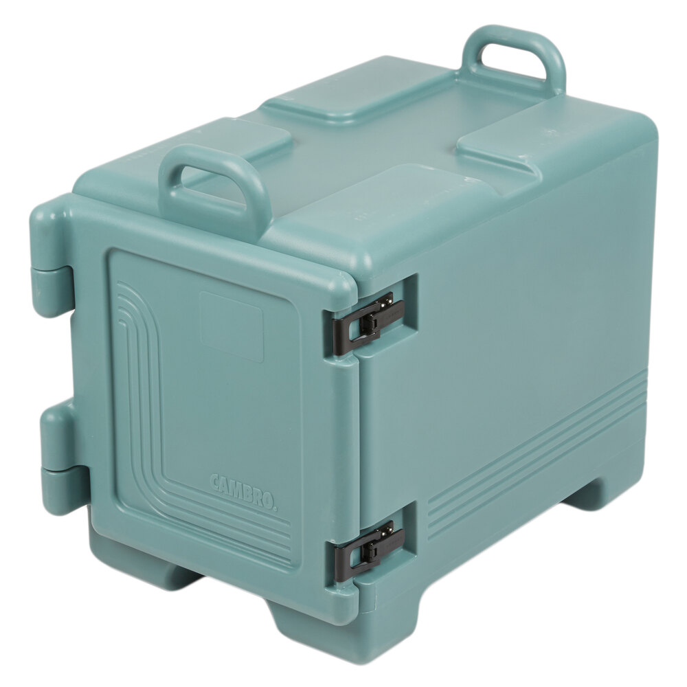 Cambro UPC300401 Ultra Pan Carrier® Slate Blue Front Loading Insulated ...
