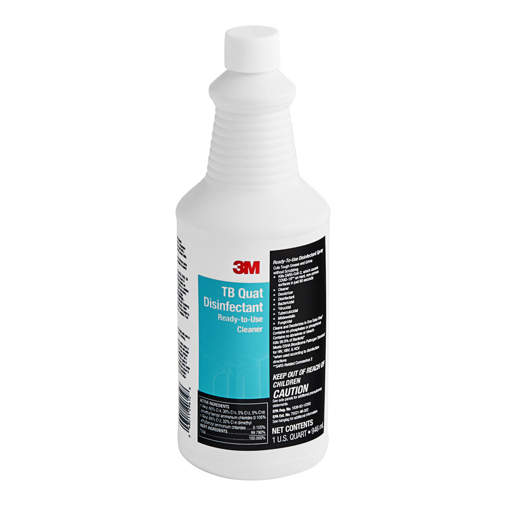 3M TB Quat Cleaner, Disinfectant (32 oz. / 1 qt.)