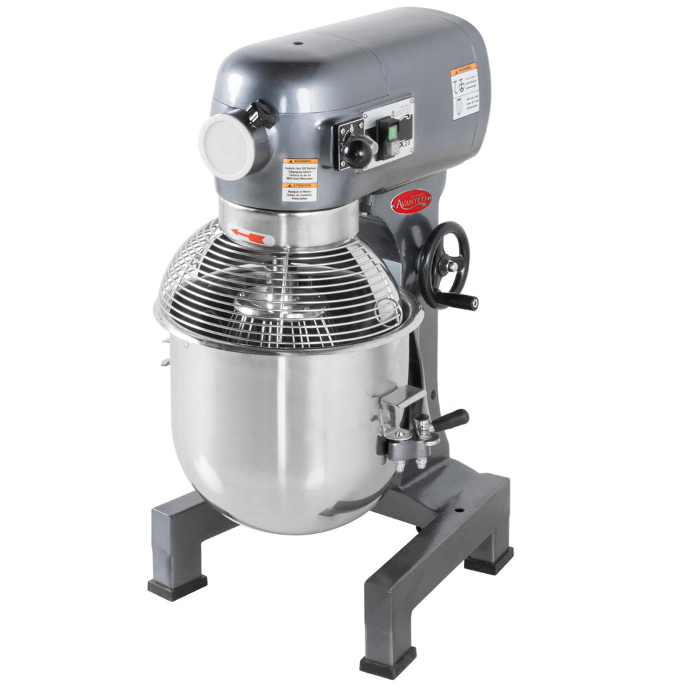 Avantco MX20WFB 20 Qt. Planetary Stand Mixer with Guard, Standard ...