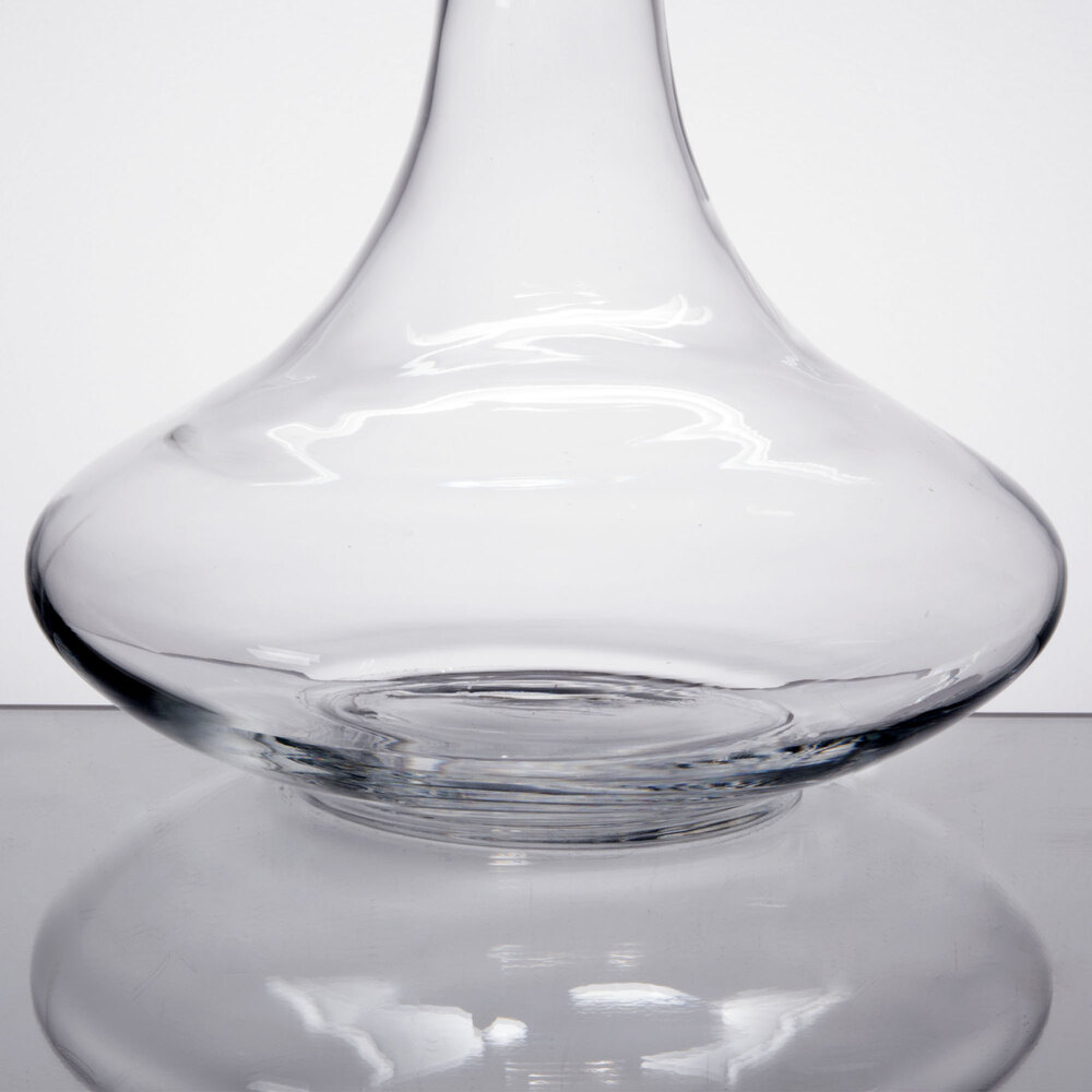Acopa 76 oz. Flat Top Glass Wine Decanter