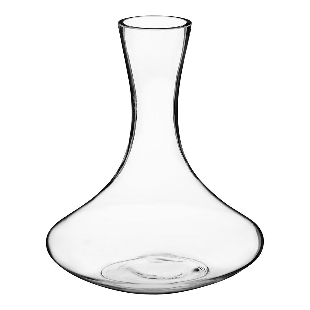 Acopa 76 oz. Customizable Flat Top Glass Wine Decanter