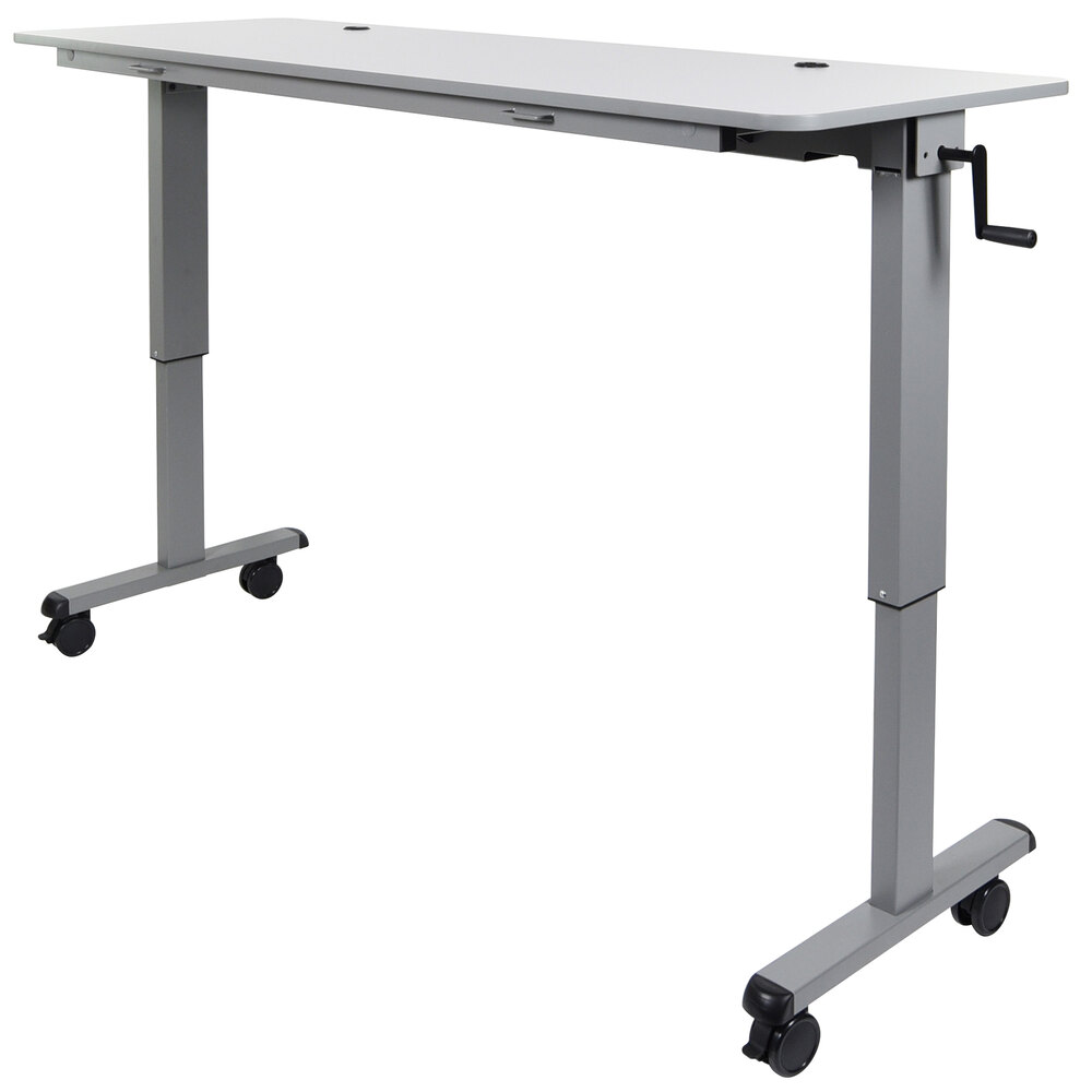 Luxor / H. Wilson Flip Top Nesting Table, 72" Adjustable Height - STAND ...