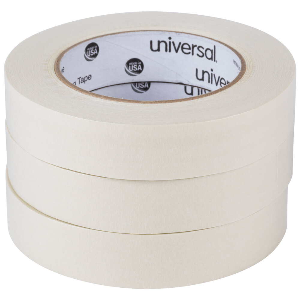 Universal UNV51301CT 1" x 60 Yards General Purpose Masking Tape - 36/Case