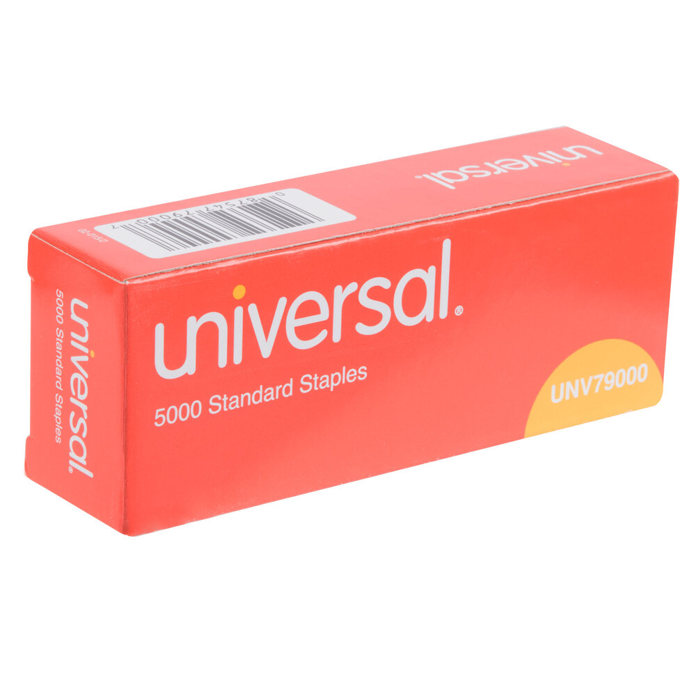 Universal UNV79000 210 Strip Count Standard Chisel Point Staples ...
