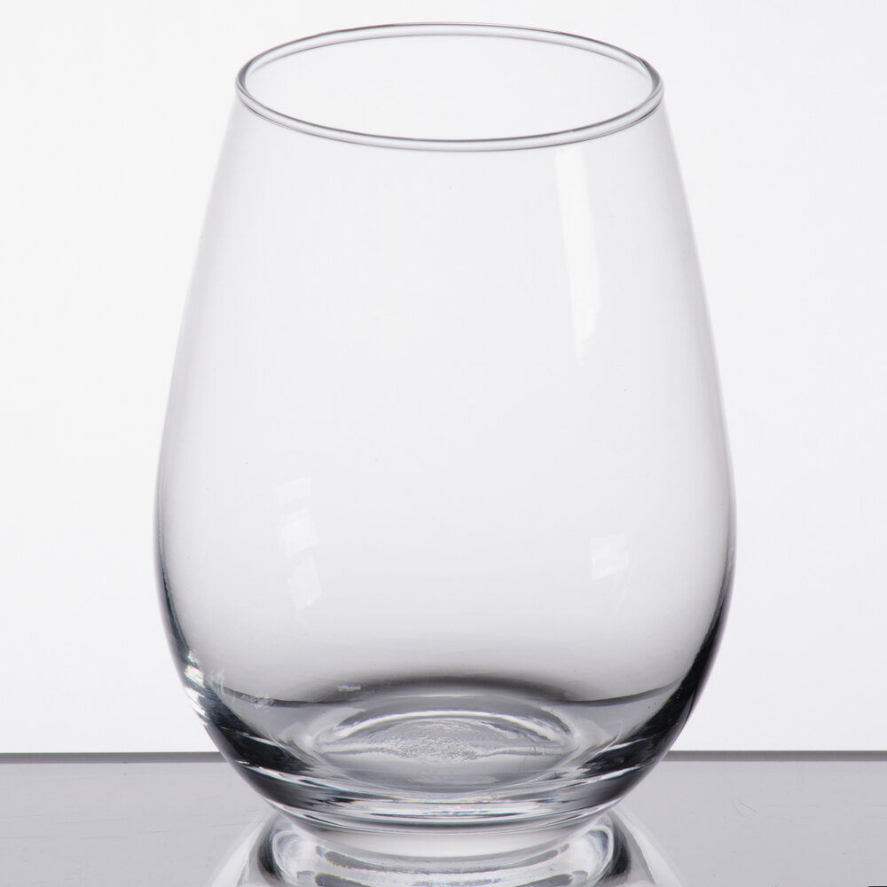 12 oz. Customizable Stemless Wine Glass | Sample Glassware | Acopa