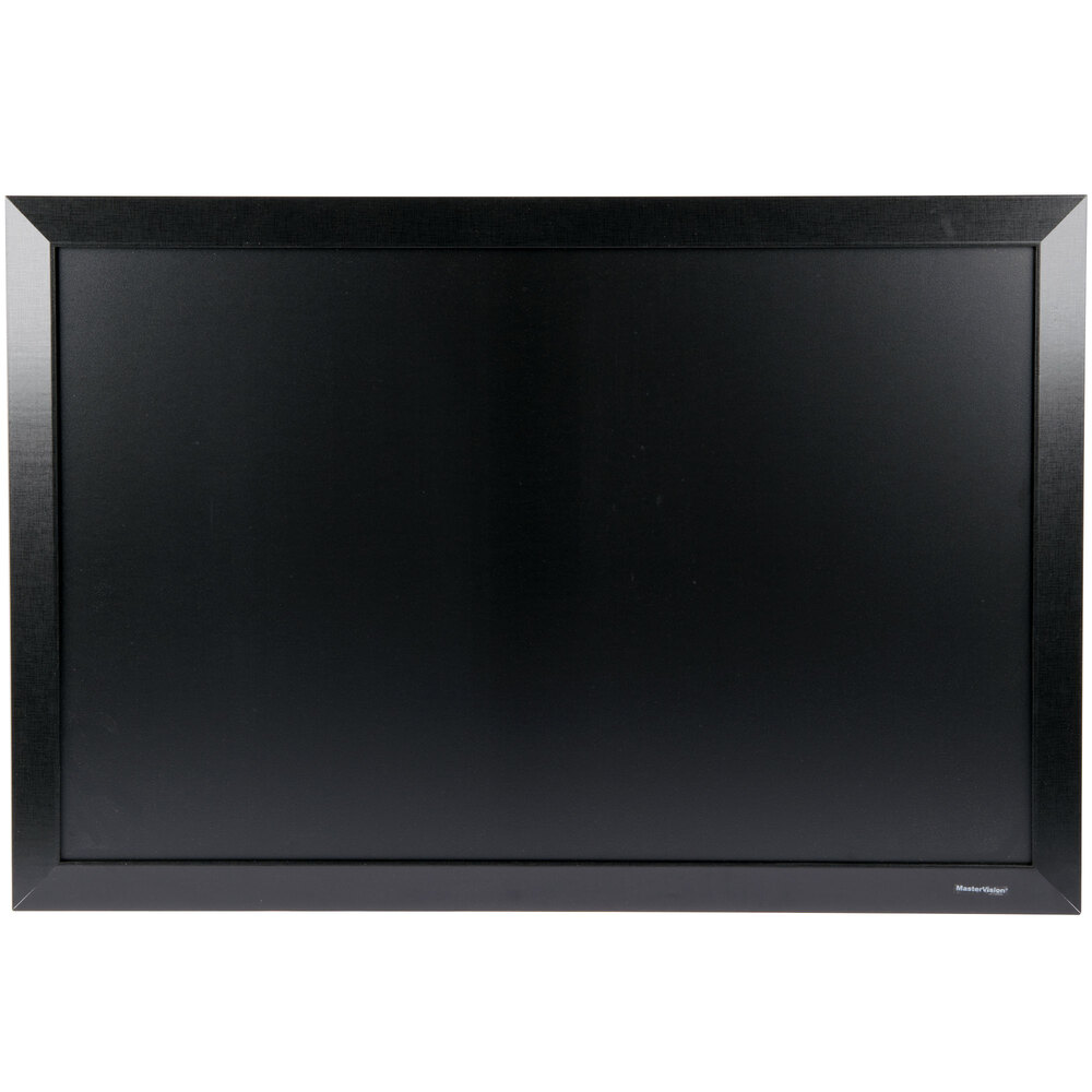 MasterVision PM07151620 36" x 24" Black Kamashi Frame Chalk Board ...