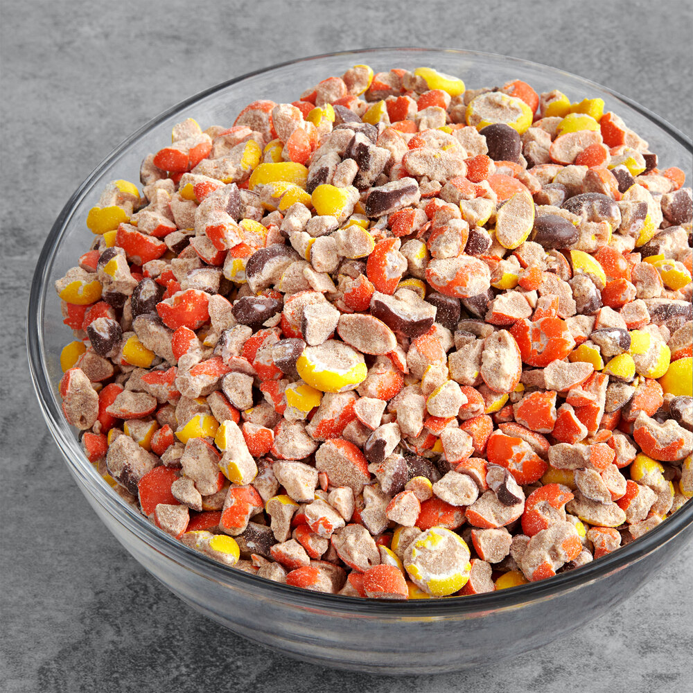 Chopped REESE'S PIECES® Ice Cream Topping - 5 lb.