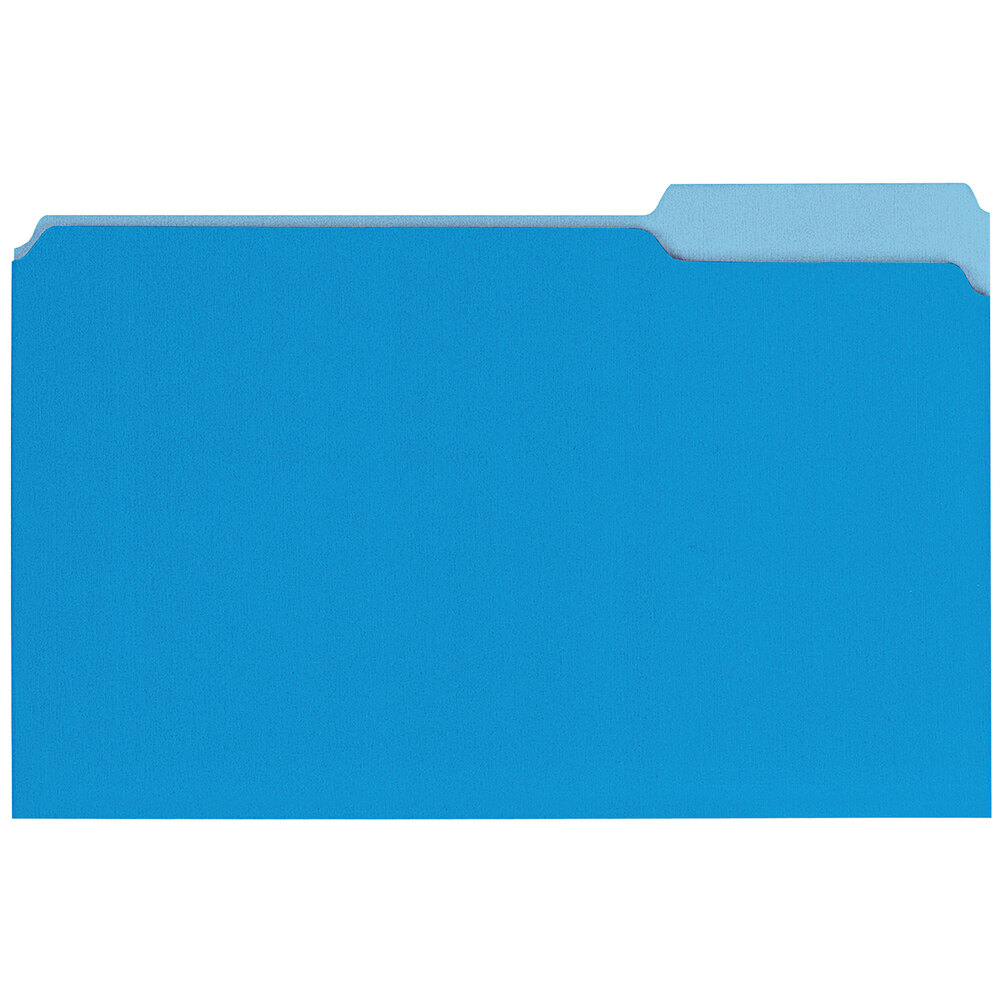 Universal UNV10521 Legal Size File Folder - Standard Height with 1/3 ...