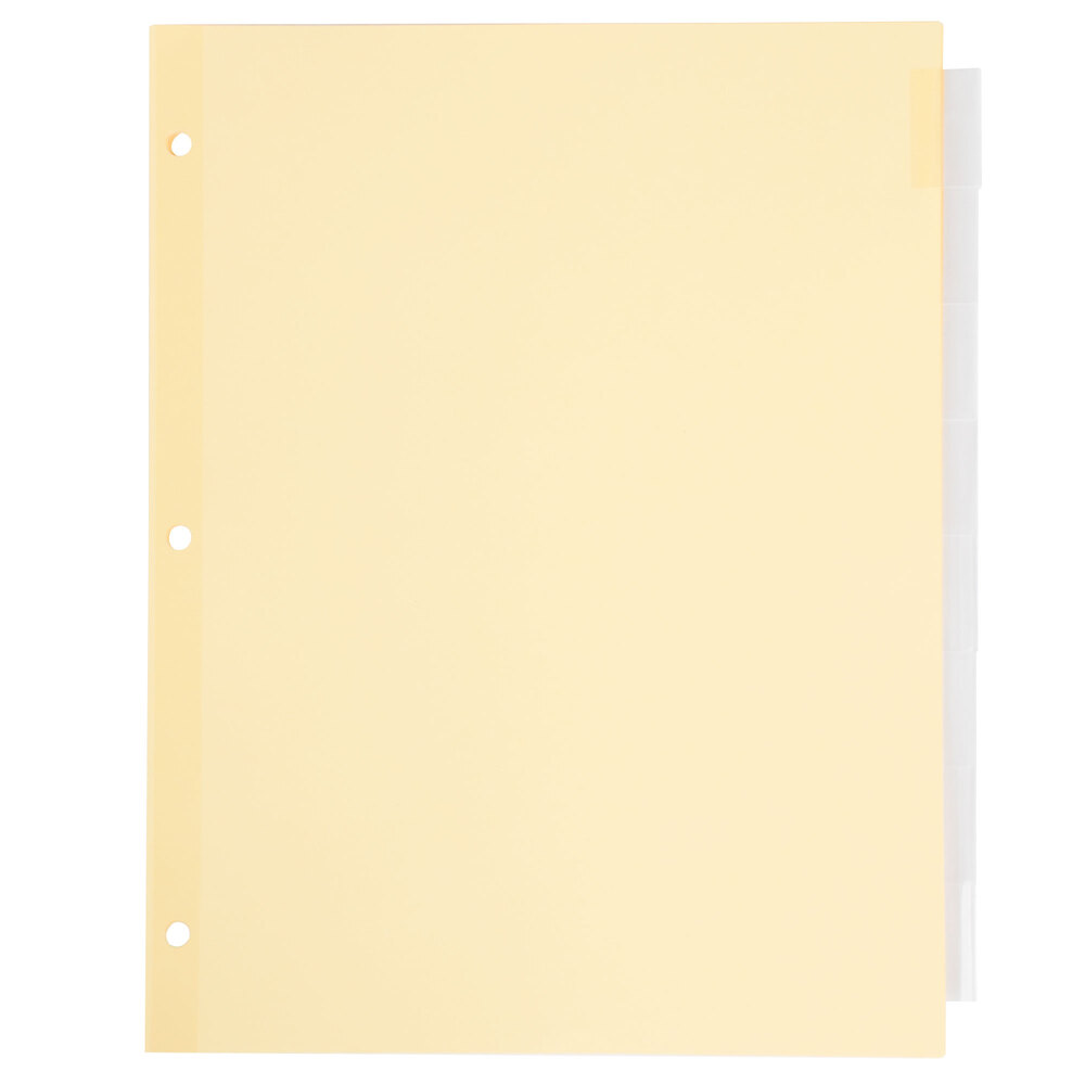 Avery® Office Essentials 11468 8-Tab Clear Insertable Dividers