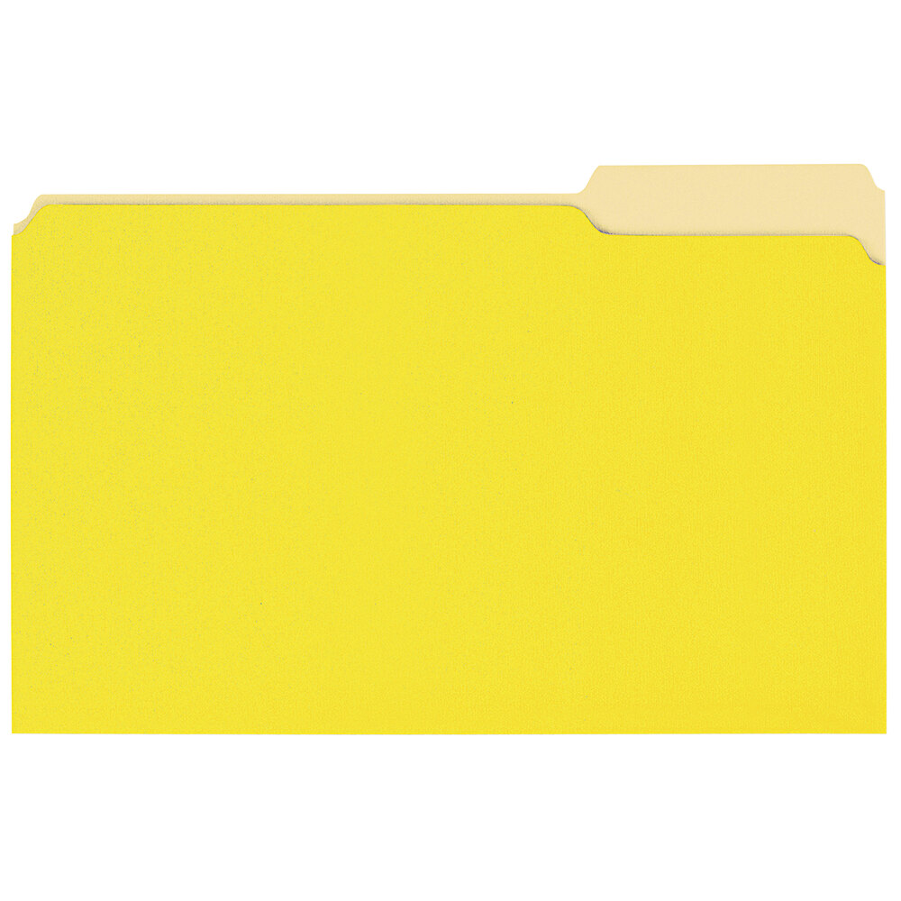 Universal UNV10524 Legal Size File Folder - Standard Height with 1/3 ...
