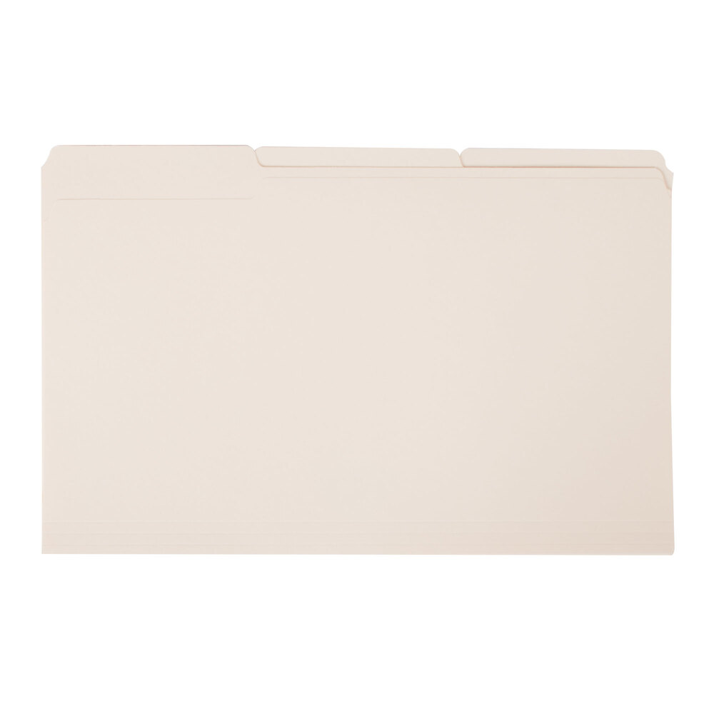 Universal UNV15113 Legal Size File Folder - Standard Height with 1/3 ...