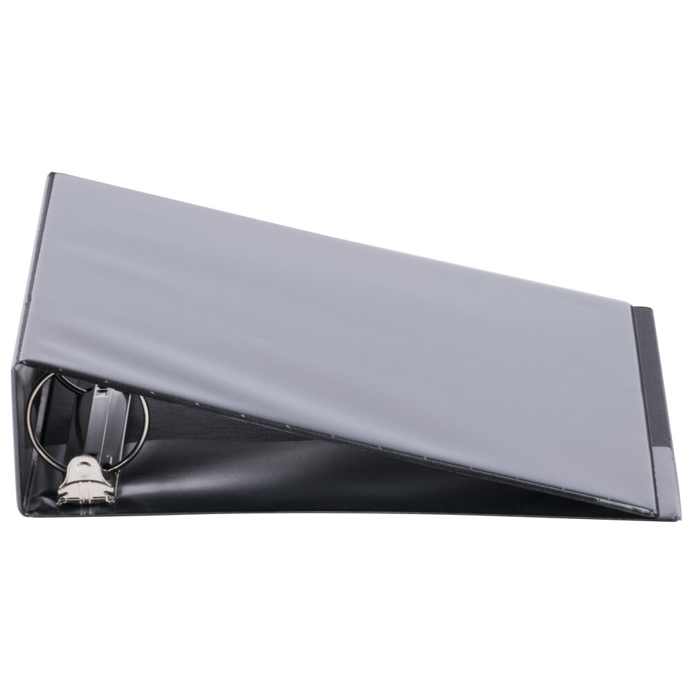 Universal UNV20981 Black Economy Non-Stick View Binder with 2" Round Rings