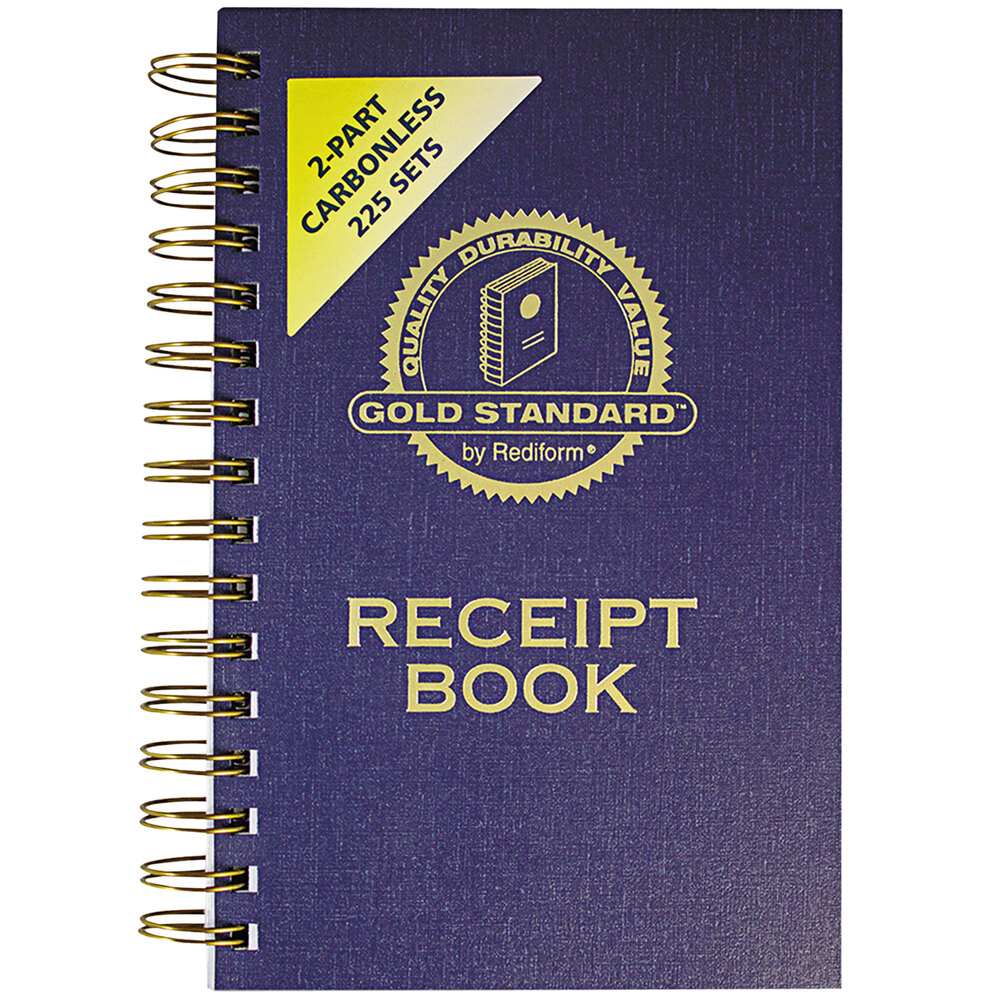 Rediform Office 8L829 2-Part Carbonless Money Receipt Book with 225 ...