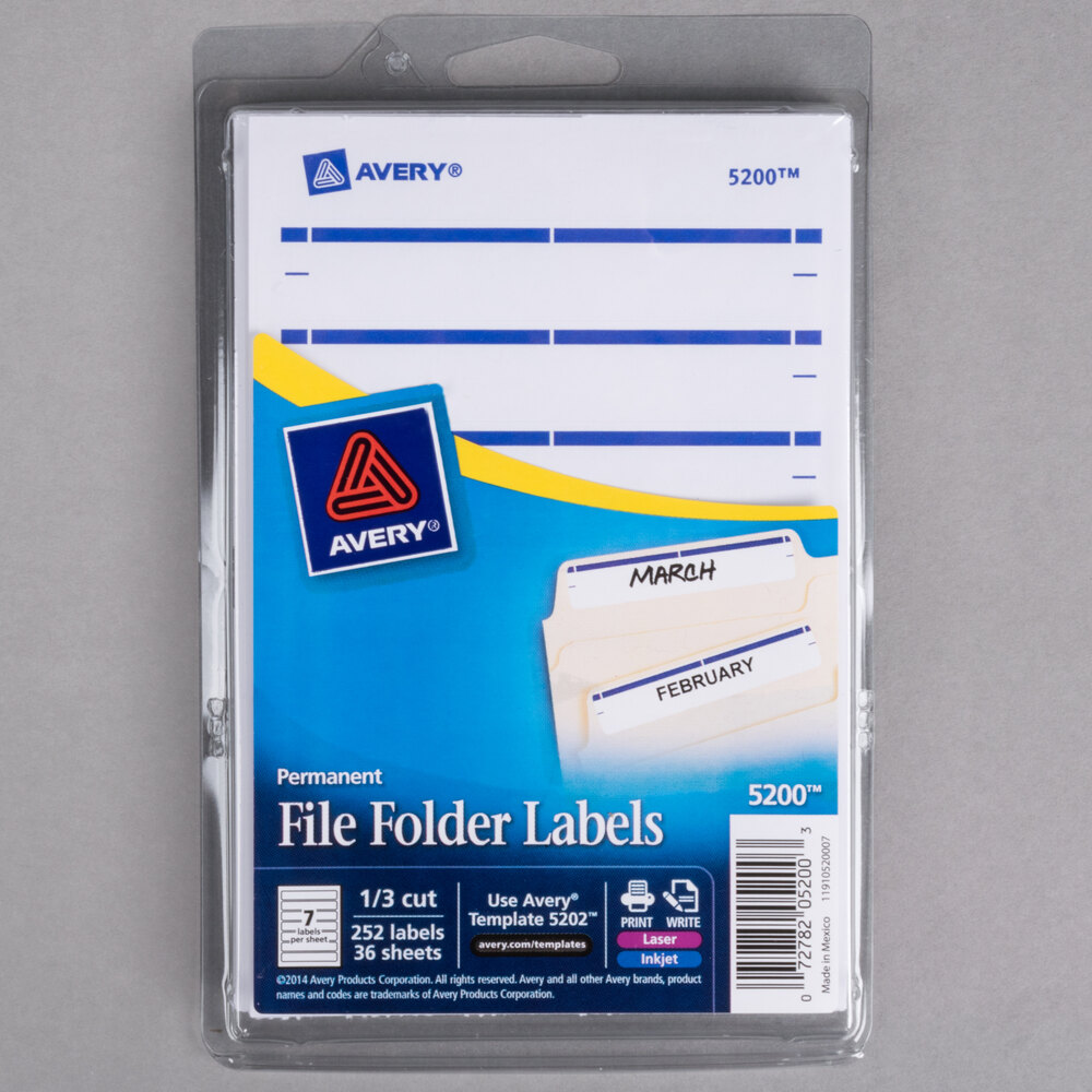 Avery 5202 Template