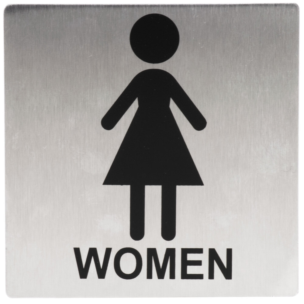 Women Only Restroom Sign