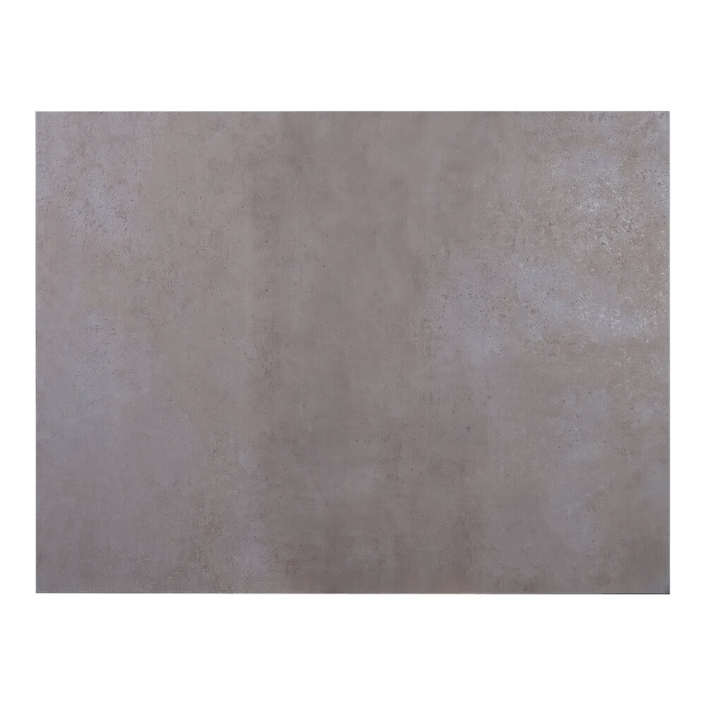 BFM Seating Midtown 30" x 48" Textured Faux Concrete Laminate Indoor ...