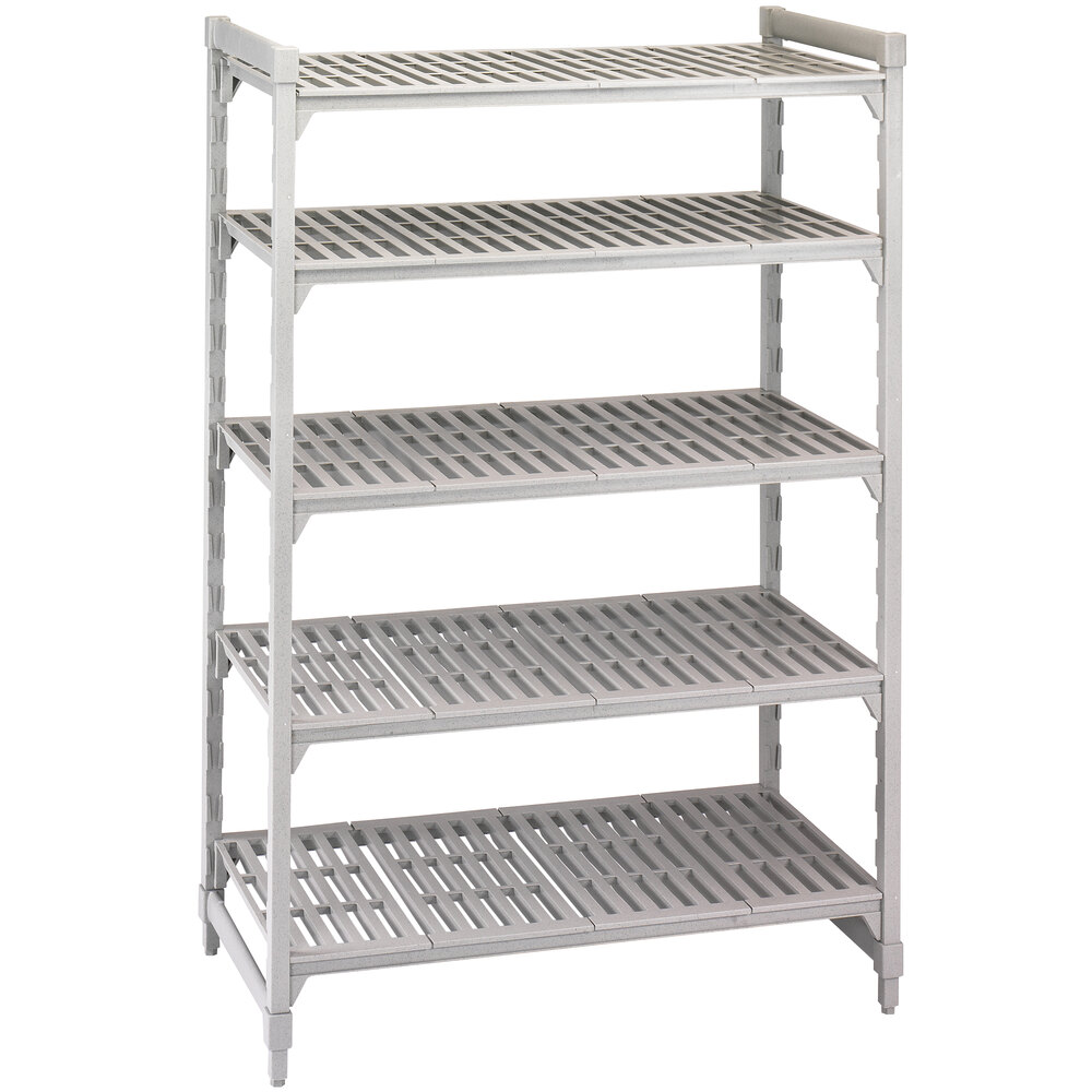 Cambro CPU244884V5PKG Camshelving® Premium Shelving Unit with 5 Vented ...