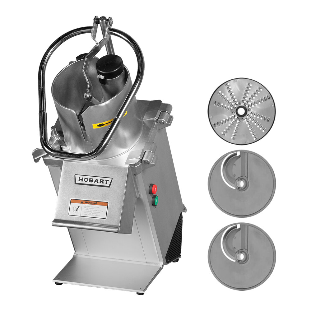 Hobart FP350-1A 3-Plate Continuous Feed 1 HP Food Processor ...