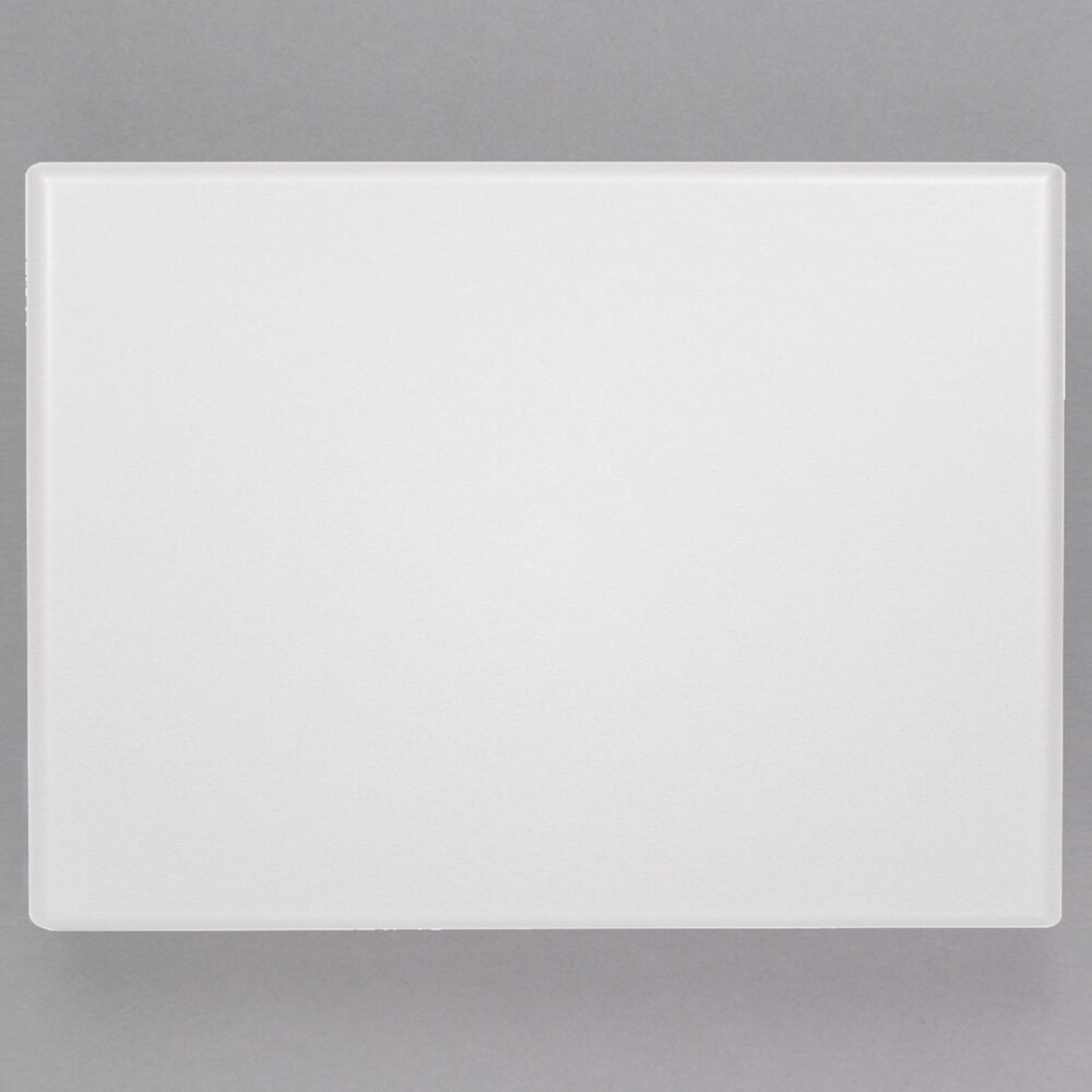 Grosfillex UT220004 X1 24" x 32" Rectangular White Outdoor Molded ...