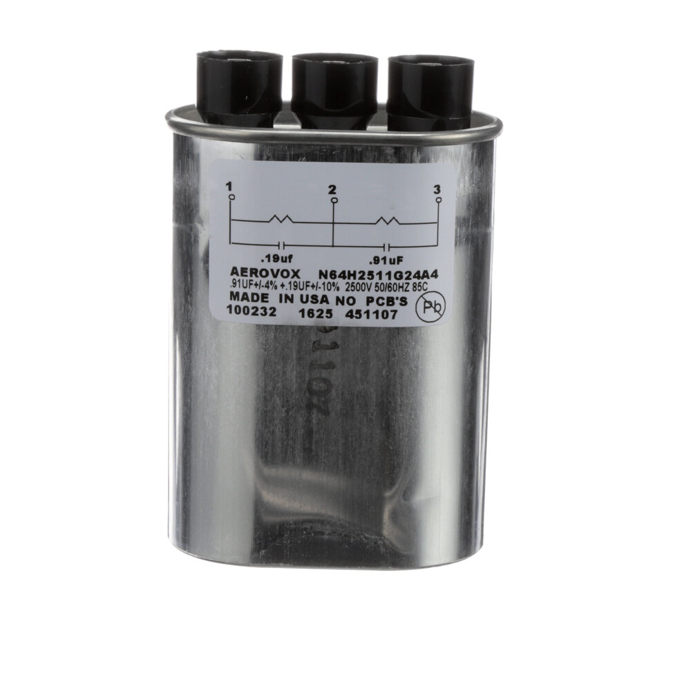 TurboChef 100232 Capacitor, 0.91Uf+0.19Uf, Dual, 2500Vac