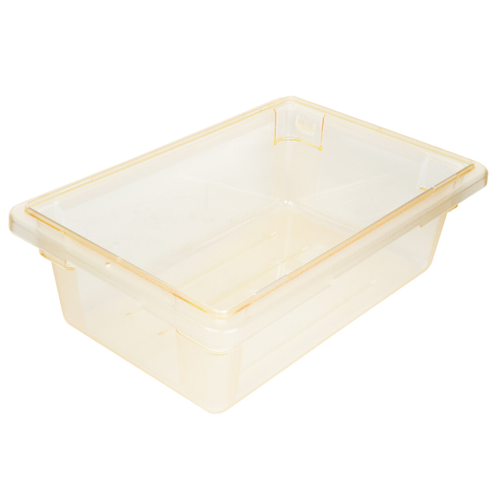 Cambro 12186CW464 Camwear® 18" x 12" x 6" Yellow Polycarbonate Food ...