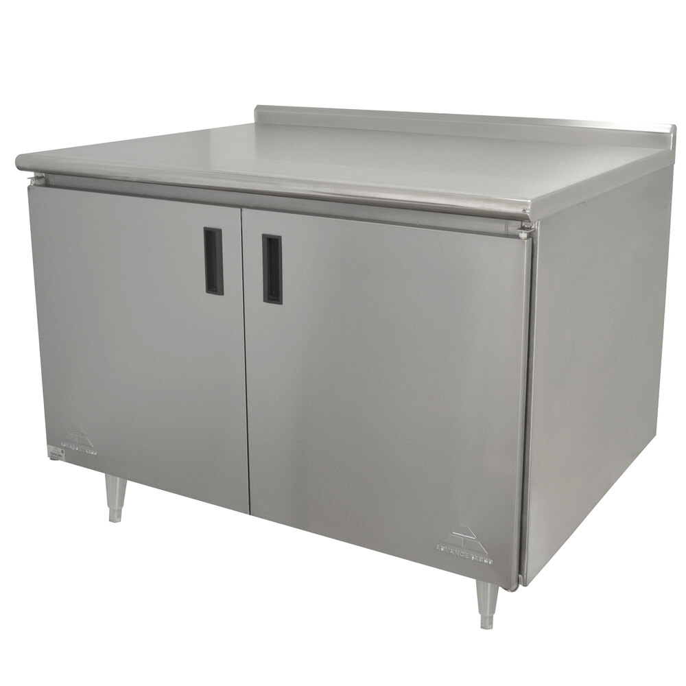 Advance Tabco HF-SS-305 30" x 60" 14 Gauge Enclosed Base Stainless ...