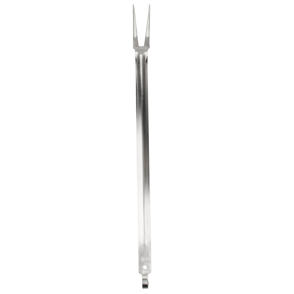 21" Stainless Steel Hooked Pot Fork