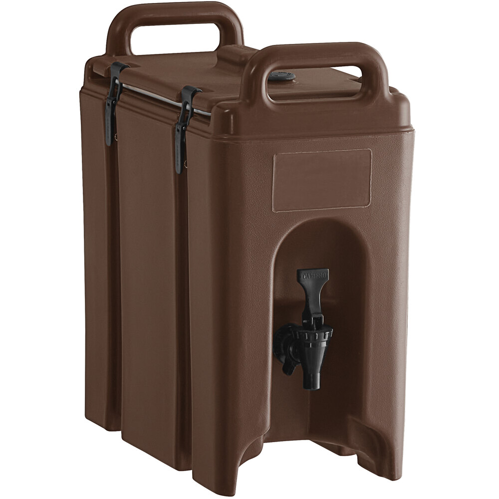 Camtainer | Cambro 250LCD131 2.5 Gallon Brown Insulated Camtainer