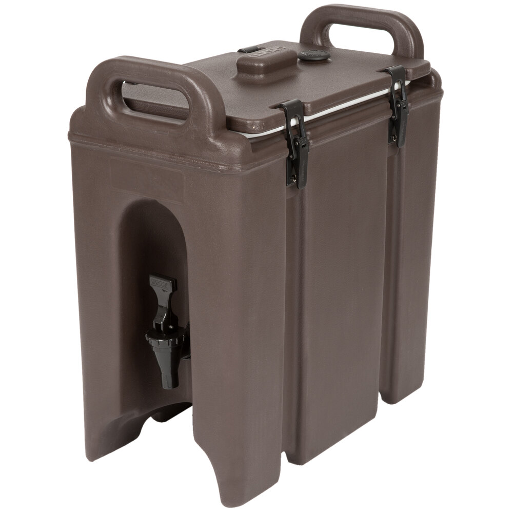 Camtainer | Cambro 250LCD131 2.5 Gallon Brown Insulated Camtainer
