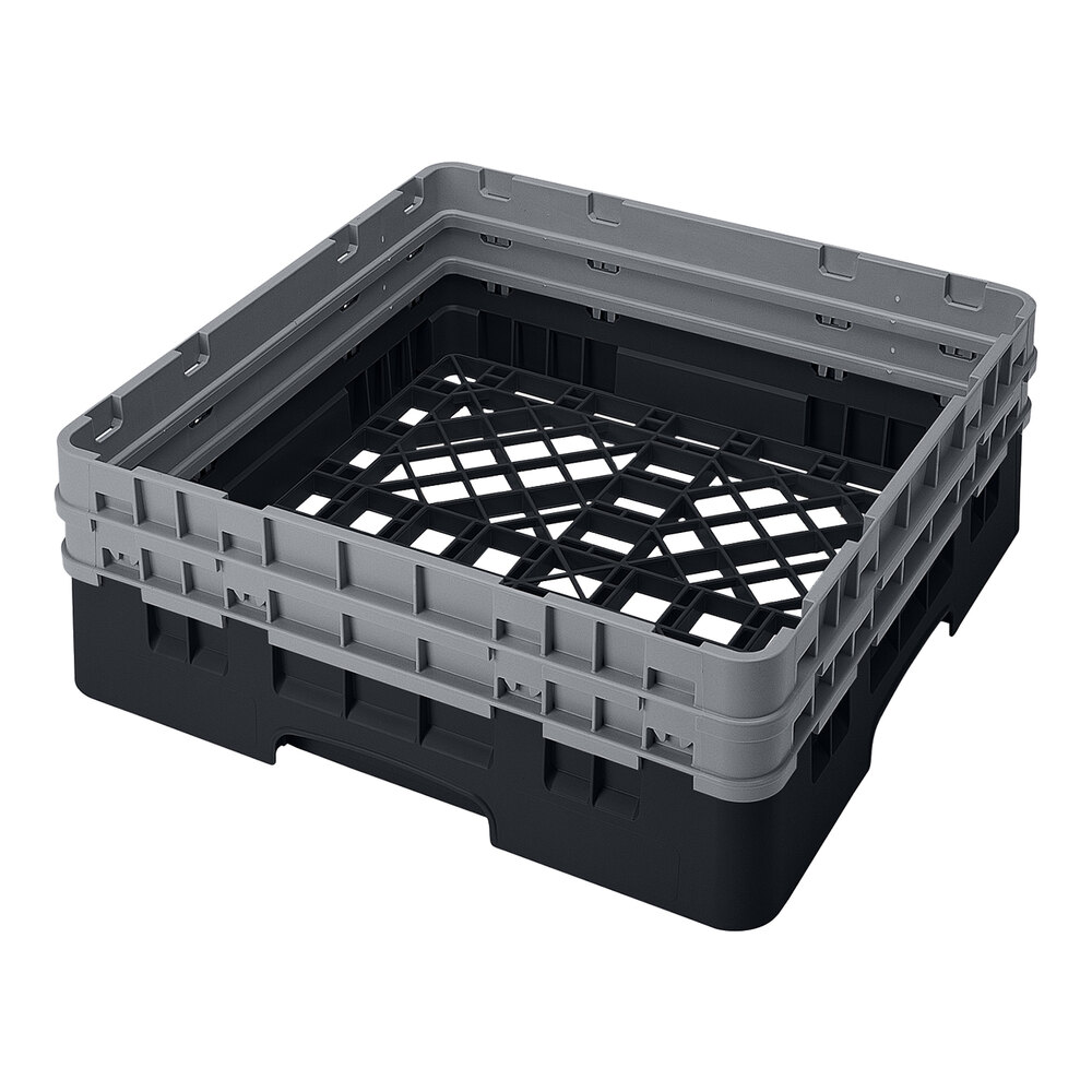 Cambro BR578110 Black Camrack Customizable Full Size Base Rack with ...