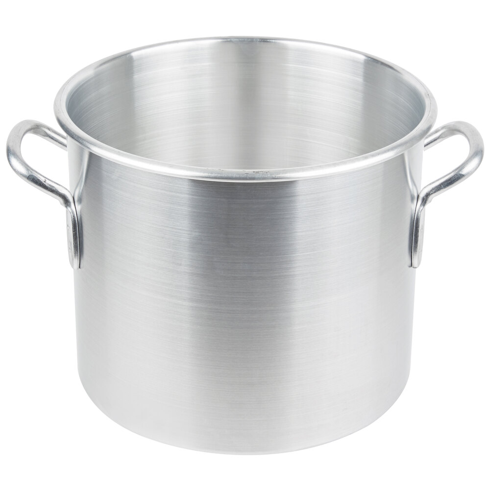 Vollrath 4305 Wear-Ever 20 Qt. Classic Aluminum Rolled Edge Stock Pot