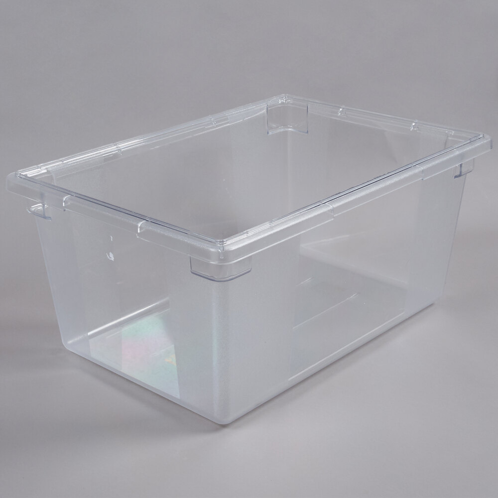 Carlisle 1062307 StorPlus Clear Food Storage Box - 26" x 18" x 12"