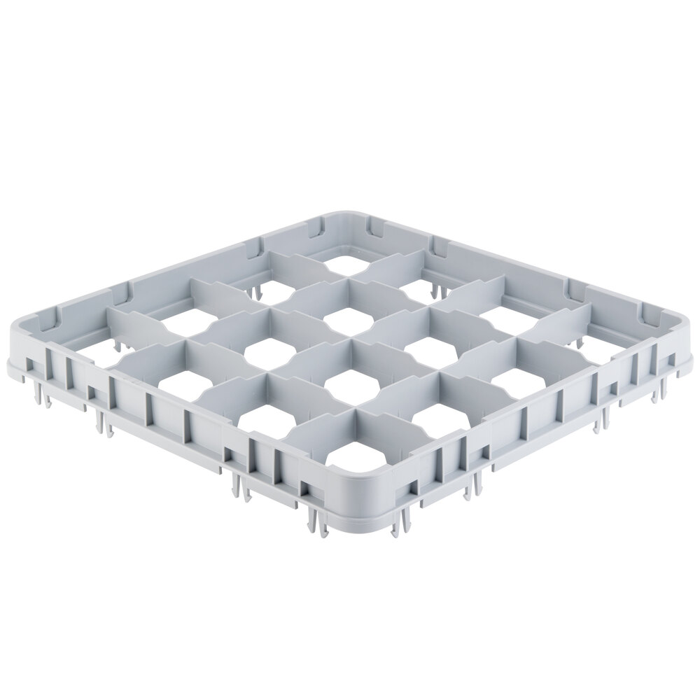 Cambro 16E5151 Camrack 16 Compartment Soft Gray Half Drop Full Size ...