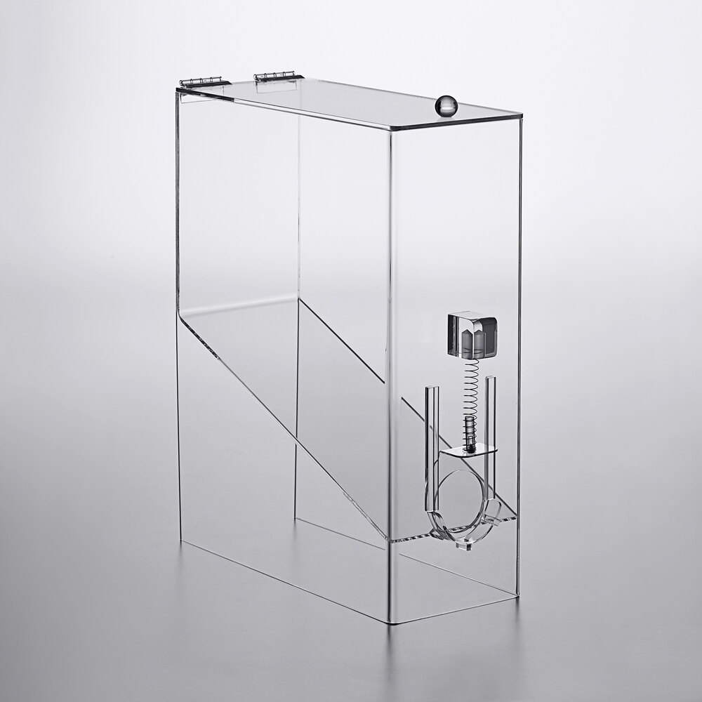 Choice 9 lb. Acrylic Dry Food / Coffee Bean Dispenser
