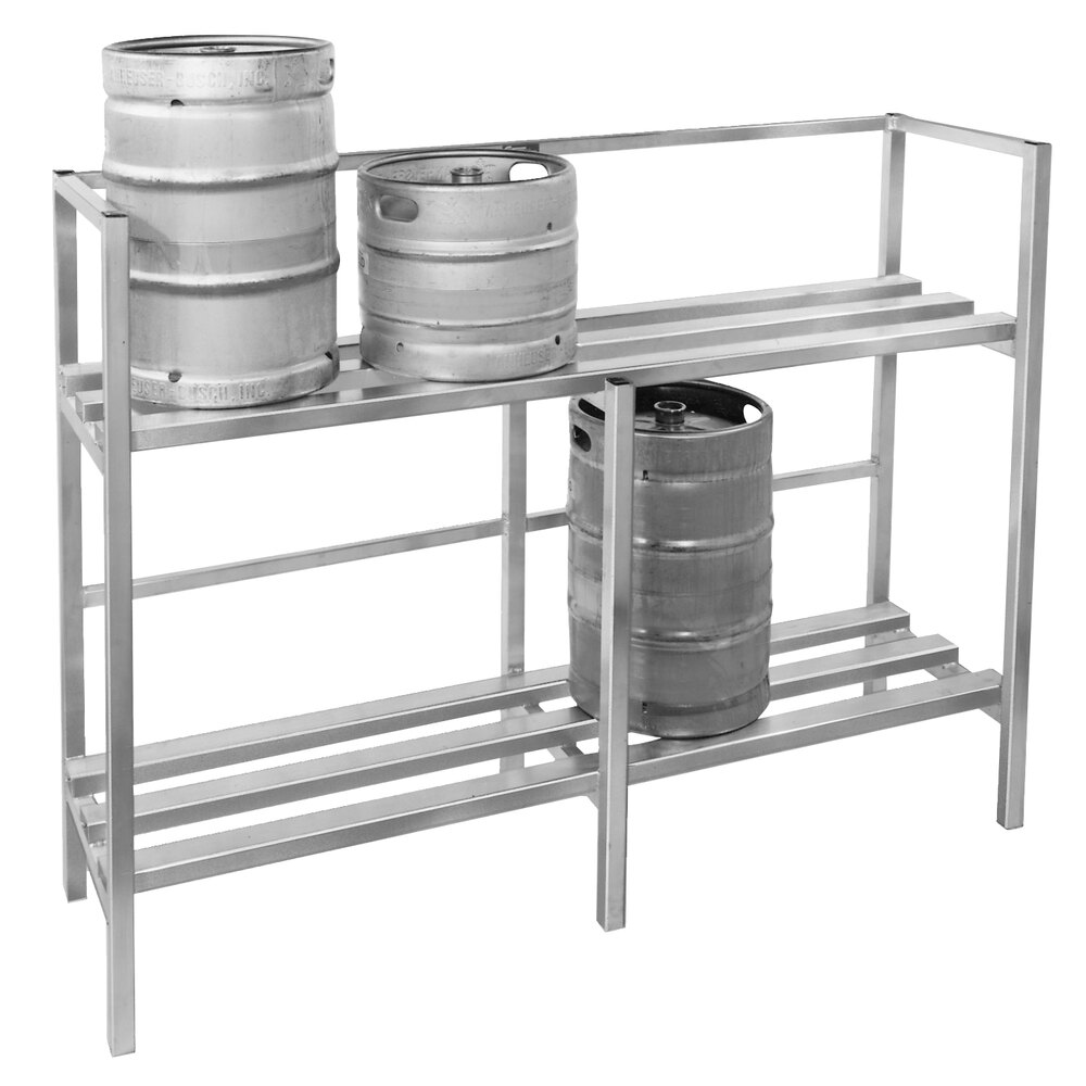 Channel KSR72 Assembled 8 Keg Rack - 71 1/2" x 20" x 55"