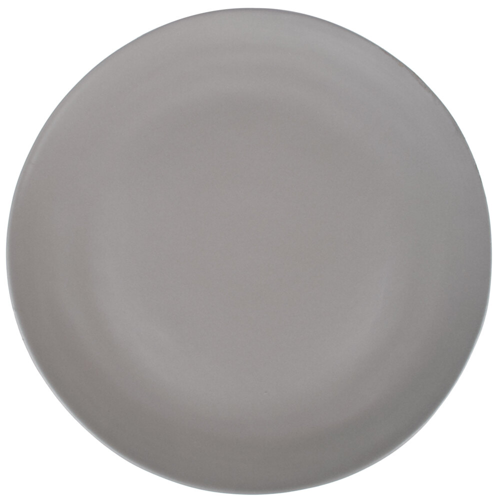 10 Strawberry Street RPPLE-GREYDIN Matte Wave 10 3/4" Gray Dinner ...