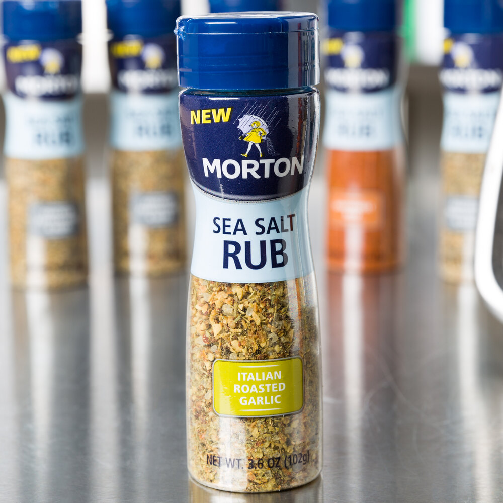 Morton 3.6 oz. Italian Roasted Garlic Sea Salt Rub
