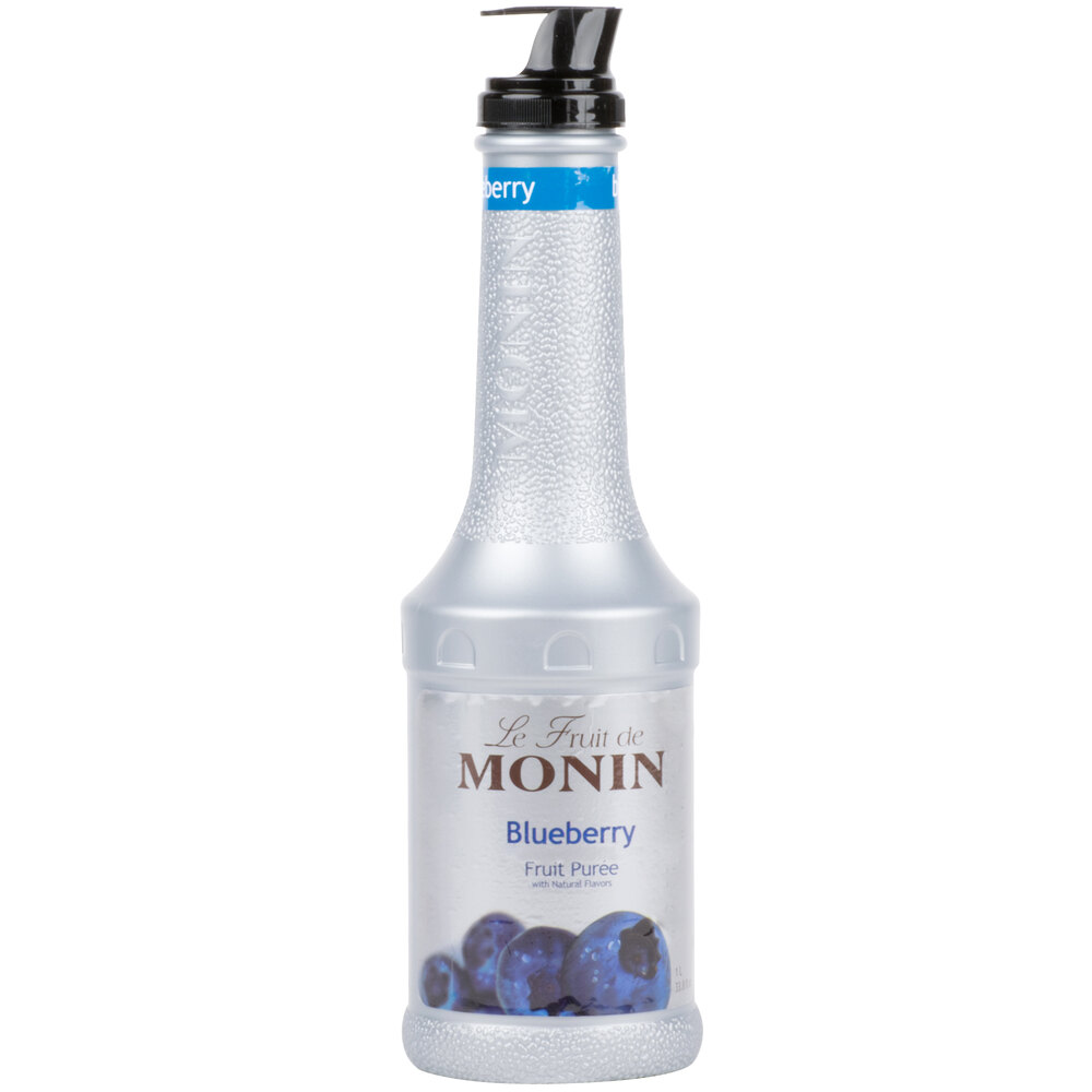 Monin Blueberry Fruit Puree - 1 Liter Bottle