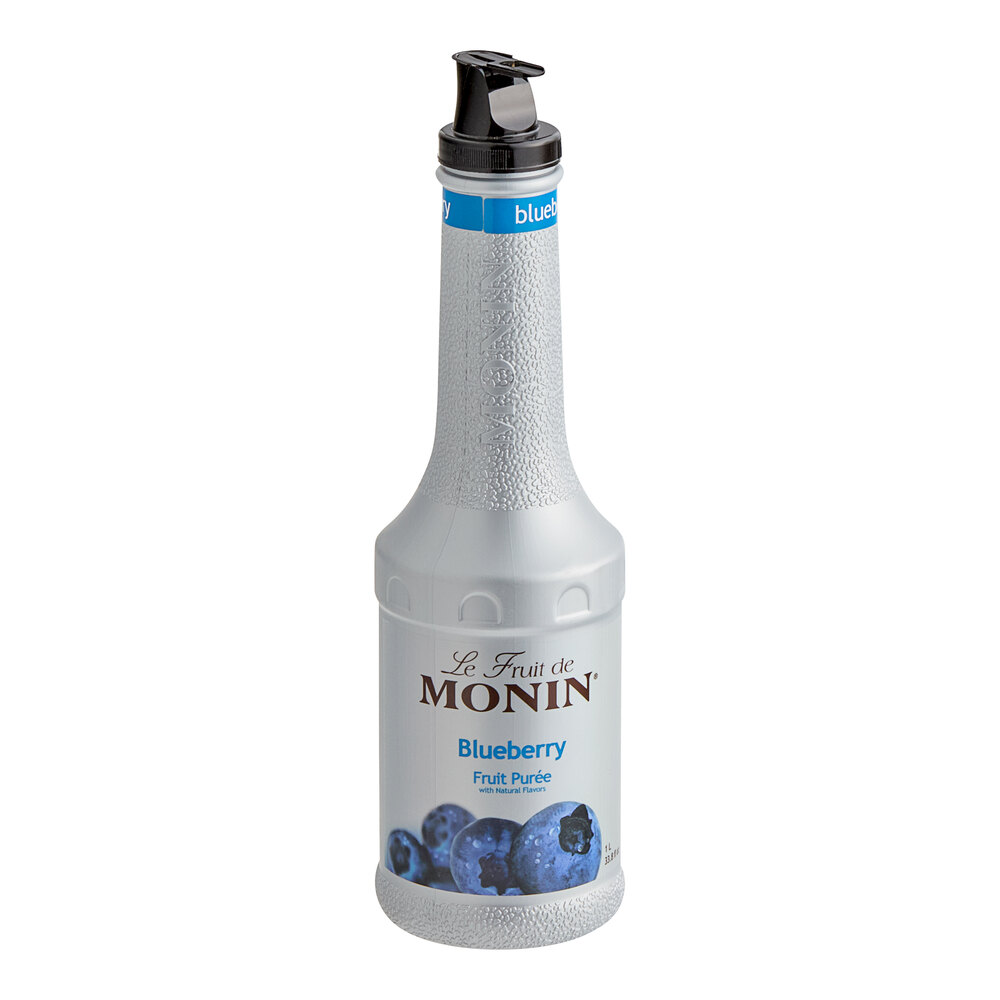 Monin Blueberry Fruit Puree - 1 Liter Bottle