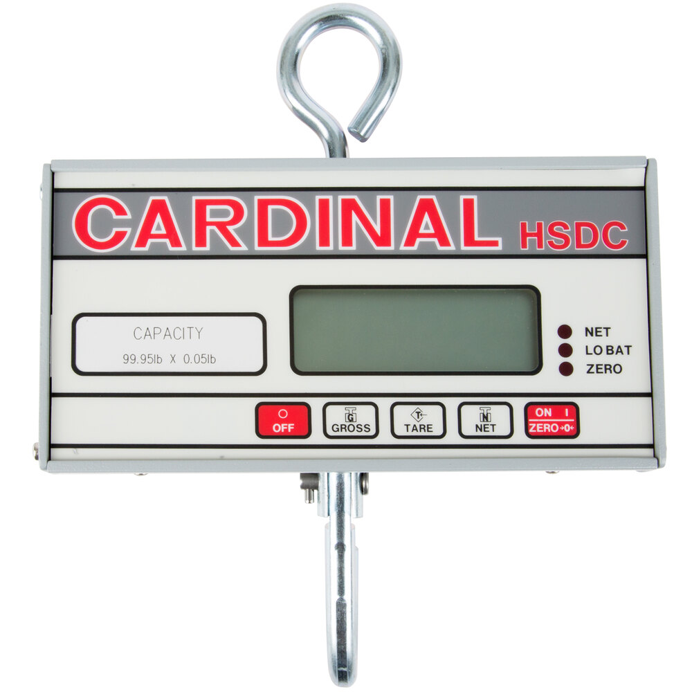 Cardinal Detecto HSDC-100 100 lb. Digital Hanging Scale, Legal for Trade