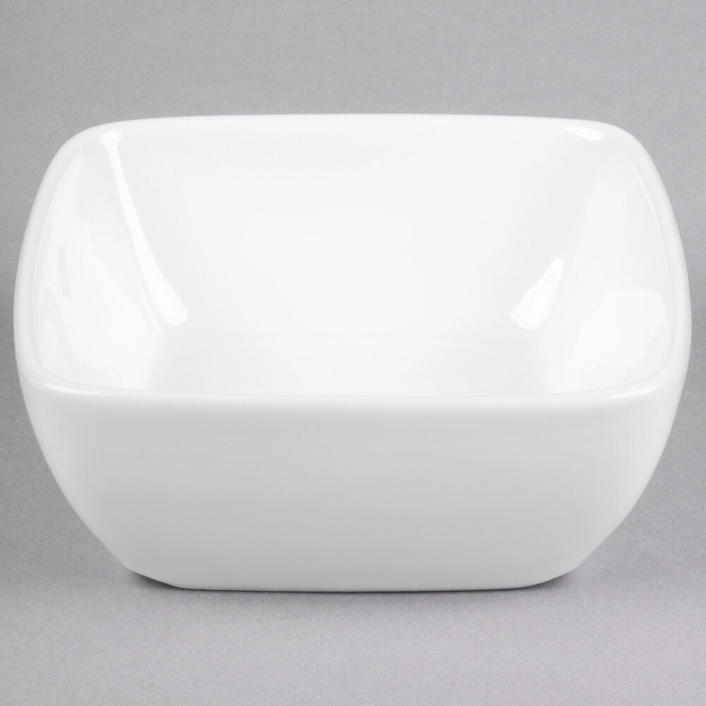 Libbey 911194431 Chef's Selection 14 oz. Aluma White Porcelain Square ...