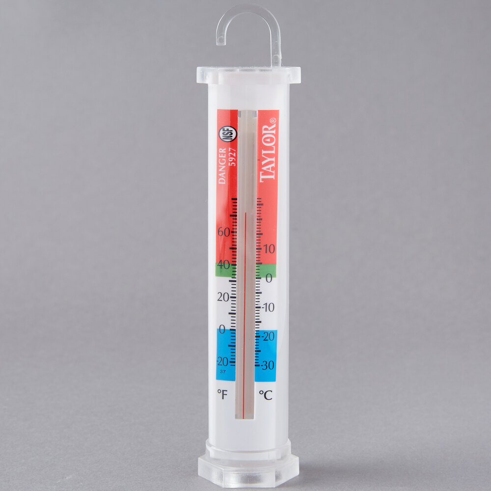 Taylor 5927 5 1/8" Tube Glycol Refrigerator / Freezer Thermometer