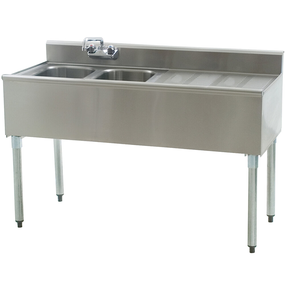 Eagle Group B4R-2-18 Compartment Underbar Sink with 24" Right ...