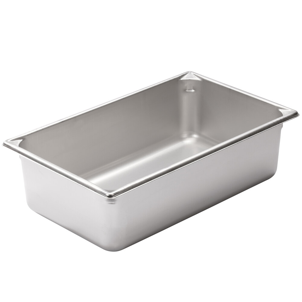 Vollrath 30062 Super Pan V Full Size Anti Jam Stainless Steel Steam Vollrath 30062 Super Pan V Full Size Anti Jam Stainless Steel Steam