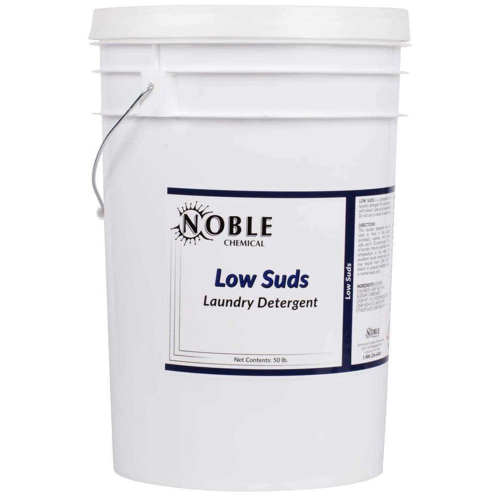 Noble Chemical 50 lb. Low Suds Concentrated Laundry Detergent Powder